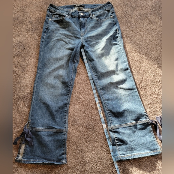 Baccini | Pants & Jumpsuits | Baccini Tie Side Ankle Denim | Poshmark